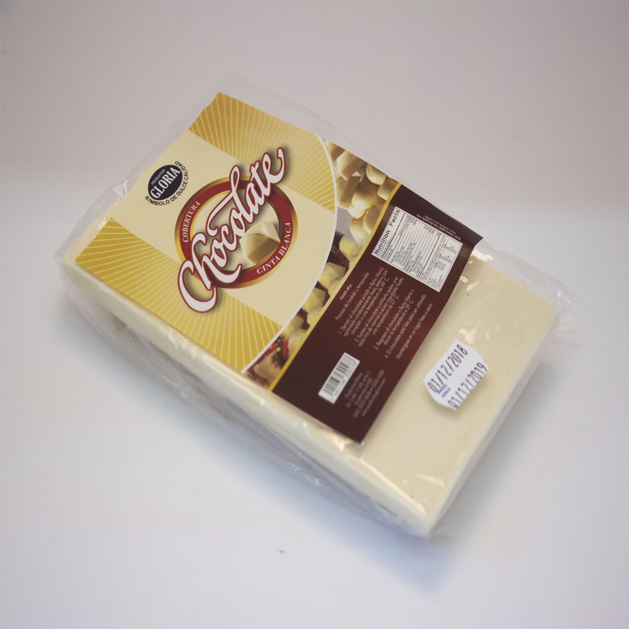 Cobertura Chocolate Premium Blanca 400g – Productos Gloria