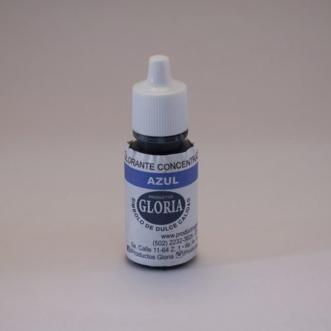 COLORANTE CONCENTRADO AZUL 17cc – Productos Gloria