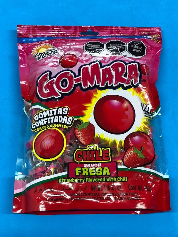 Gomitas confitadas fresa chile 100u – Productos Gloria